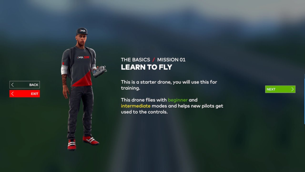 Mission 01 - Learn to Fly - The Basics - [DRL Sim] Drone racing league ...