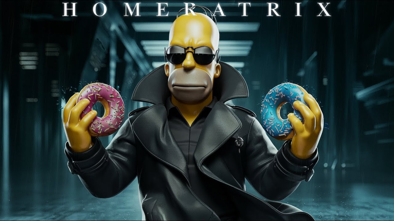 Homeratrix - AI Music - Homer Simpson Music Dance Parody in a Matrix ...