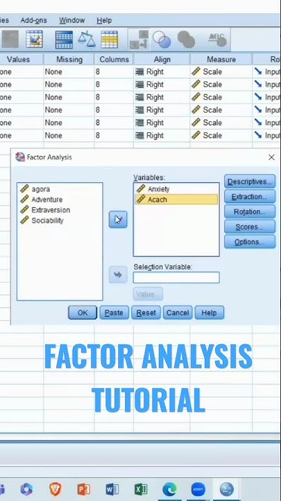 FACTOR ANALYSIS TUTORIAL📊📈🔝 - YouTube