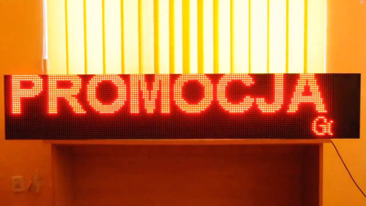 Wyświetlacz led, tablica led, reklamy led prosto od producenta ...