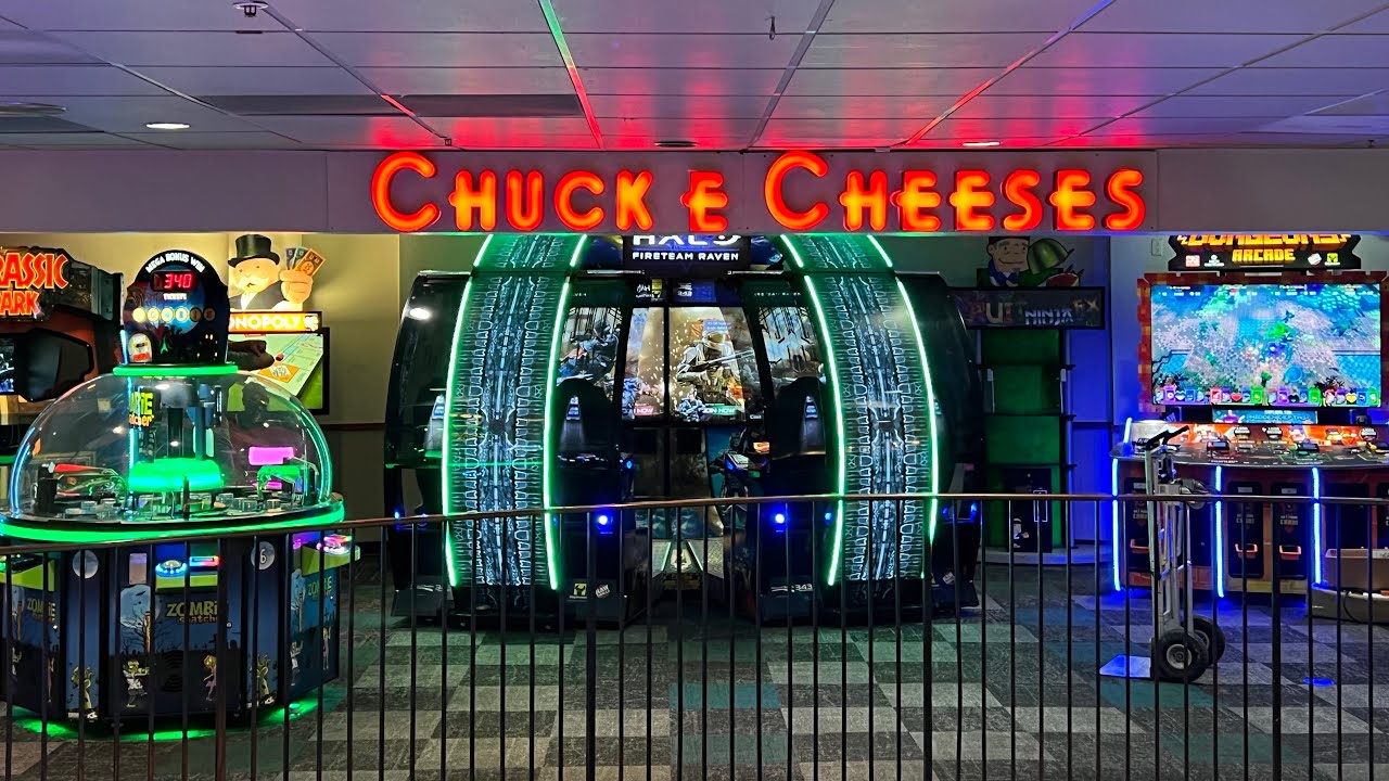 Chuck E Cheese San Jose CA Second Floor Tour! - YouTube