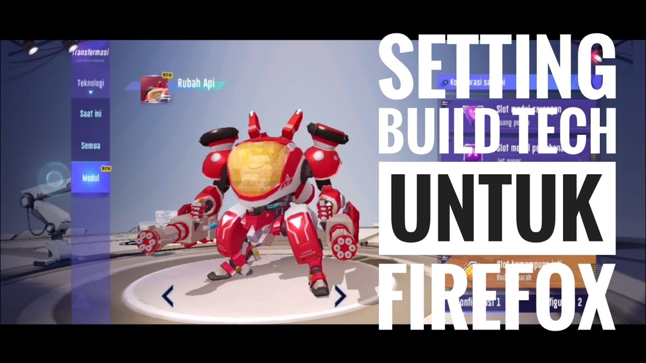 Tips Setting Build Tech Mecha Fire Fox nih Cuy SUPER MECHA CHAMPION ...