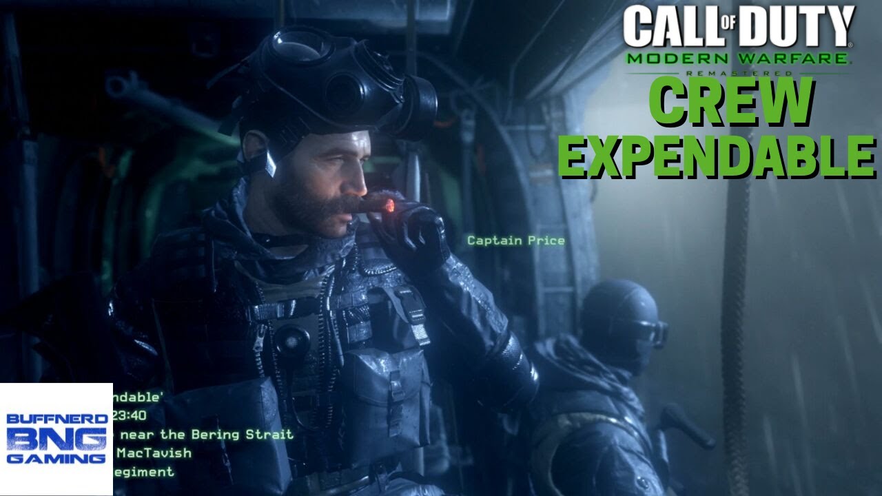Call Of Duty Modern Warfare Remastered - Mission 1 - Crew Expendable ...