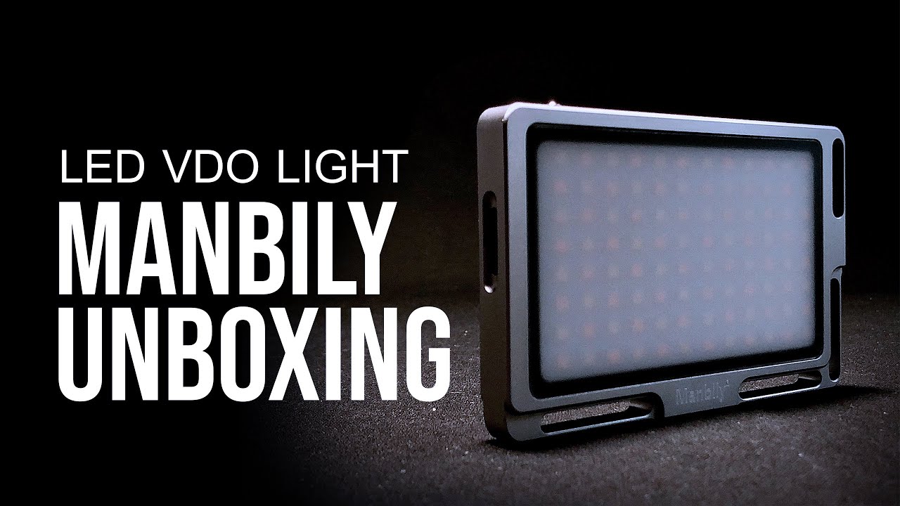 MANBILY MFL-03 - GOOD BUDGET LED VDO LIGHT (unboxing) - YouTube