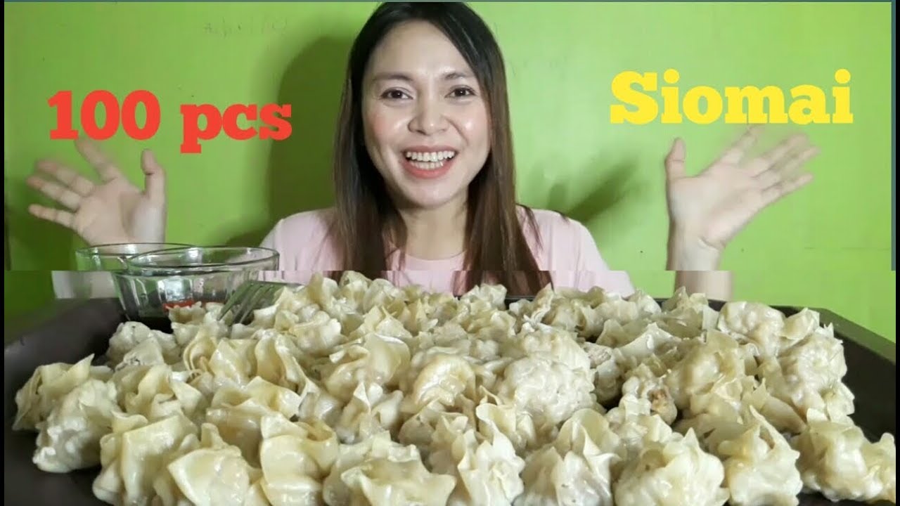 100 Pcs Siomai Challenge Youtube