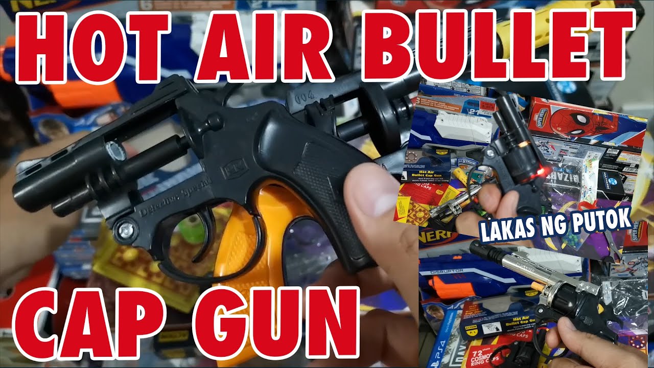 MORE HOT AIR BULLET CAP GUN TOY #vlog95 - YouTube