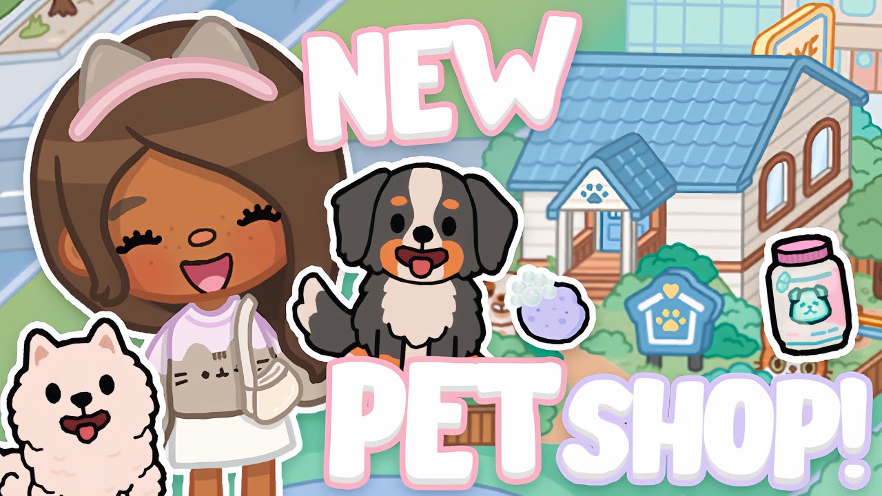 NEW Pet Shop Pack! 🐶 (CUTE ANIMALS) | with voice 🔈 | Toca Life World ...
