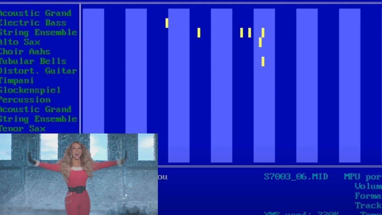 【MIDI】Mariah Carey - All I Want for Christmas Is You | Roland SC-55mkII ...