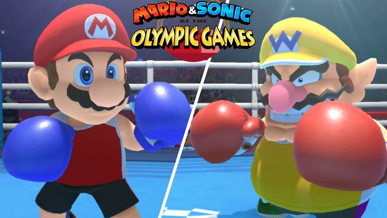 Mario & Sonic At The Olympic Games Tokyo 2020 ( Boxing Hard) Mario VS ...