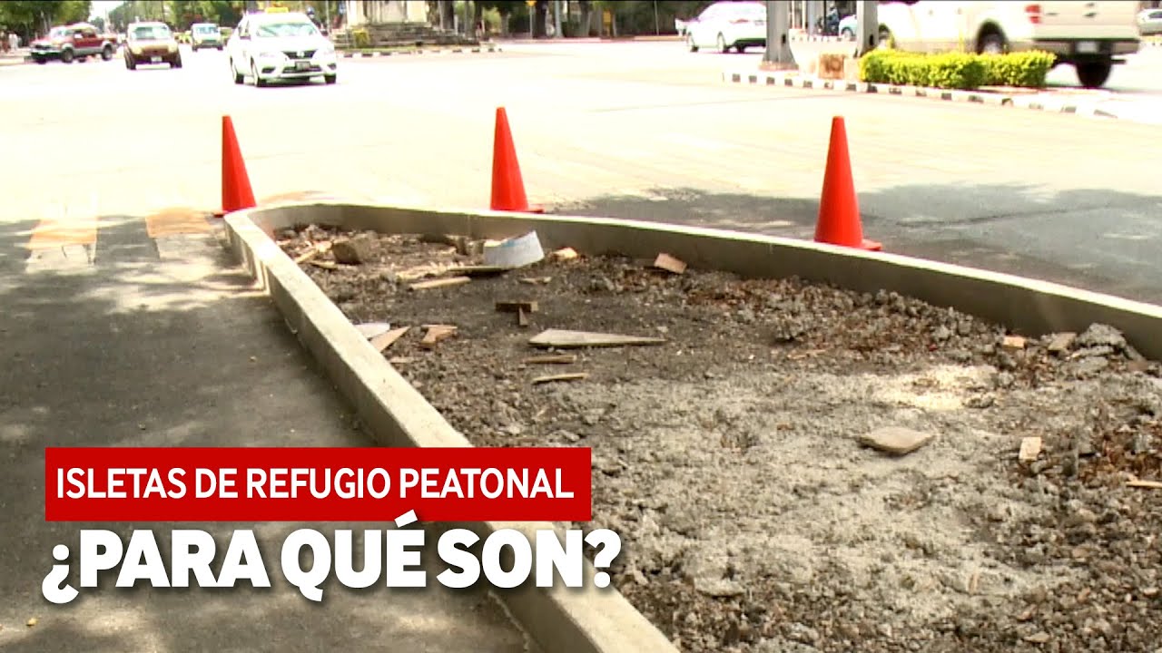 ¿USTED SABE QUÉ SON LAS ISLETAS DE REFUGIO PEATONAL? - YouTube