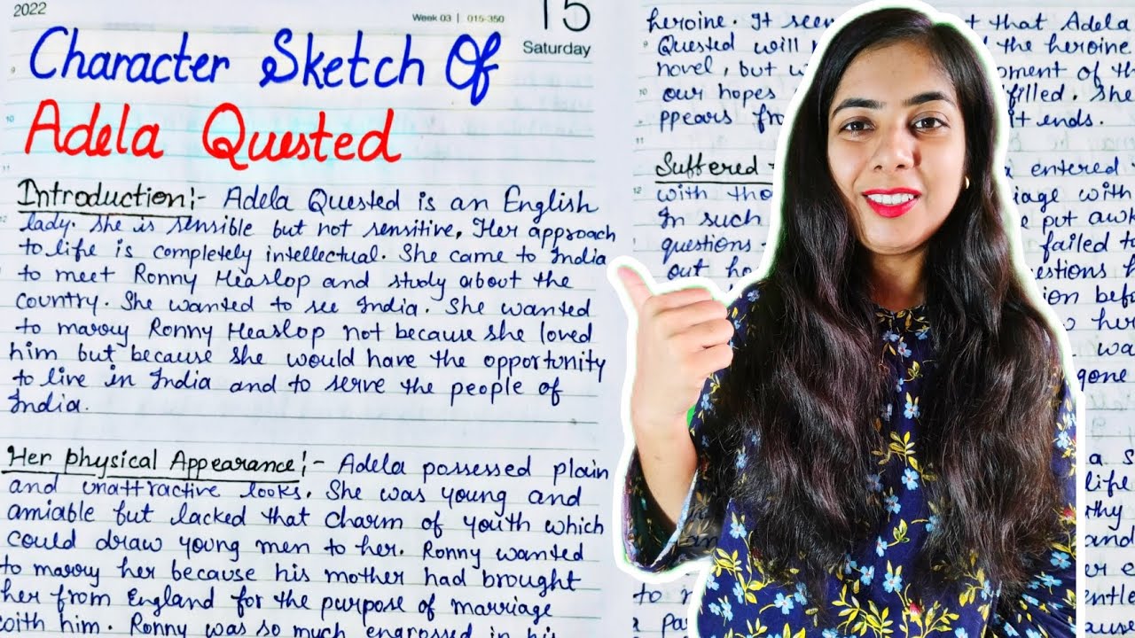 Character Sketch of Adela Quested from A Passage To India | How to ...