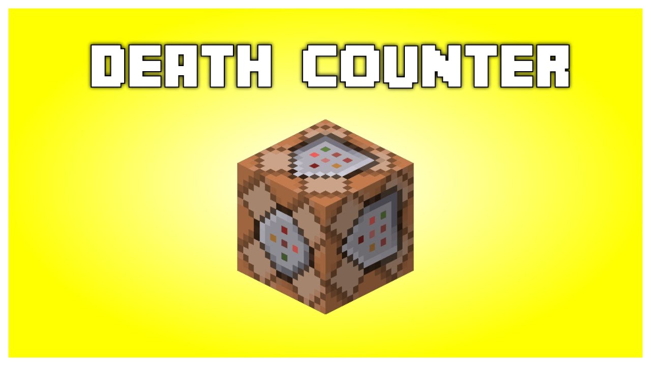 Minecraft Death Counter Command - YouTube