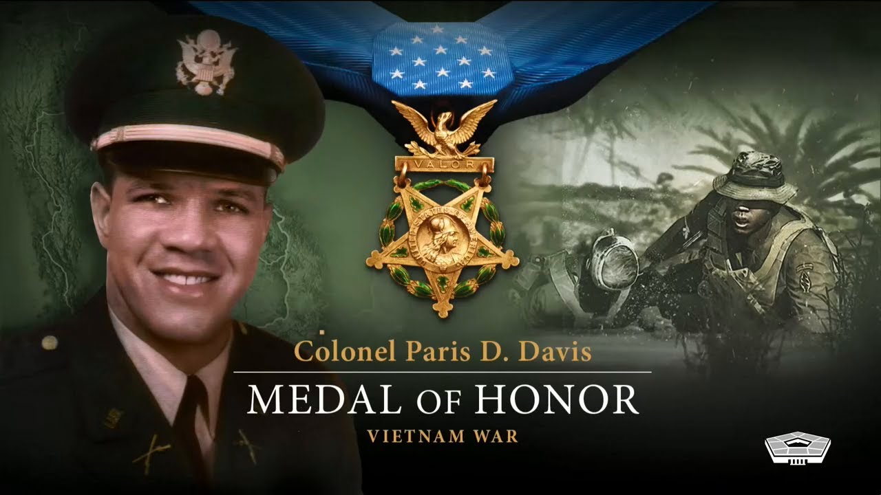 Colonel Paris D. Davis Medal Of Honor Ceremony - YouTube