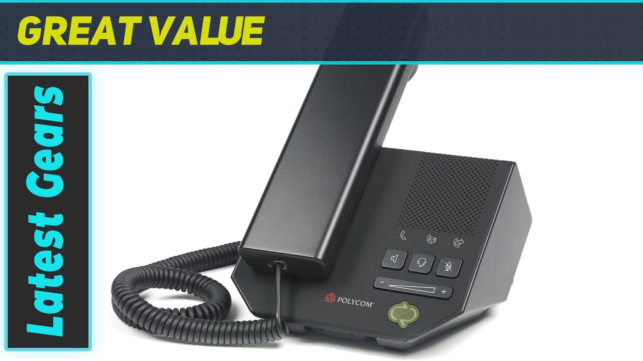 Polycom CX200 Desktop Phone: Best Plug and Play Experience - YouTube