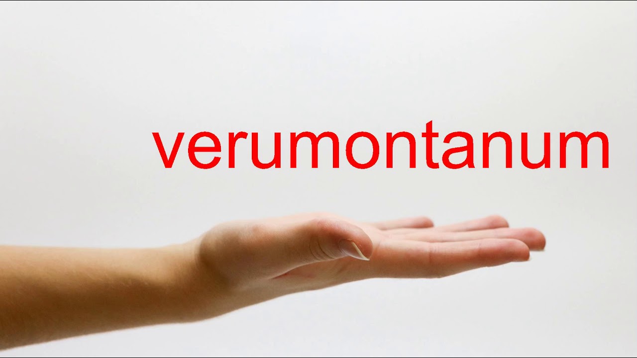 How to Pronounce verumontanum - American English - YouTube