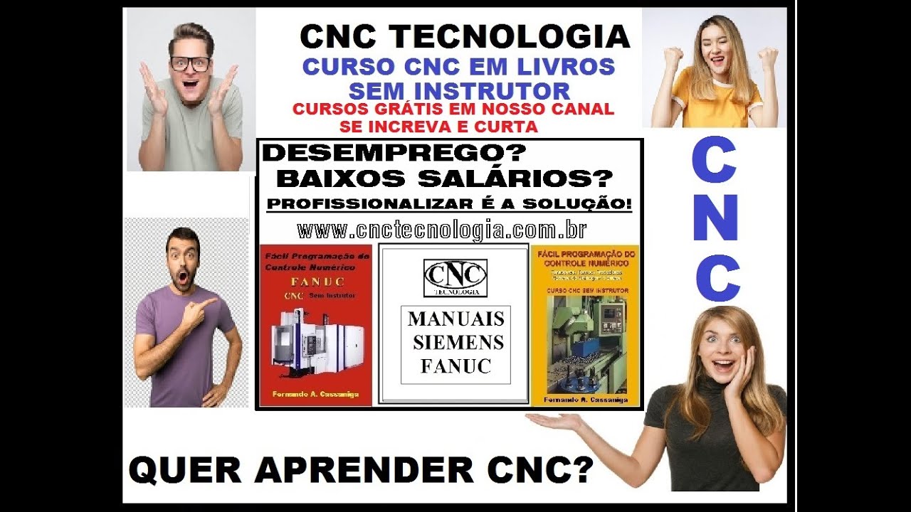 175 APRENDA CNC SEM INSTRUTOR. aqui você tem o CONTEÚDO. Tornos ...