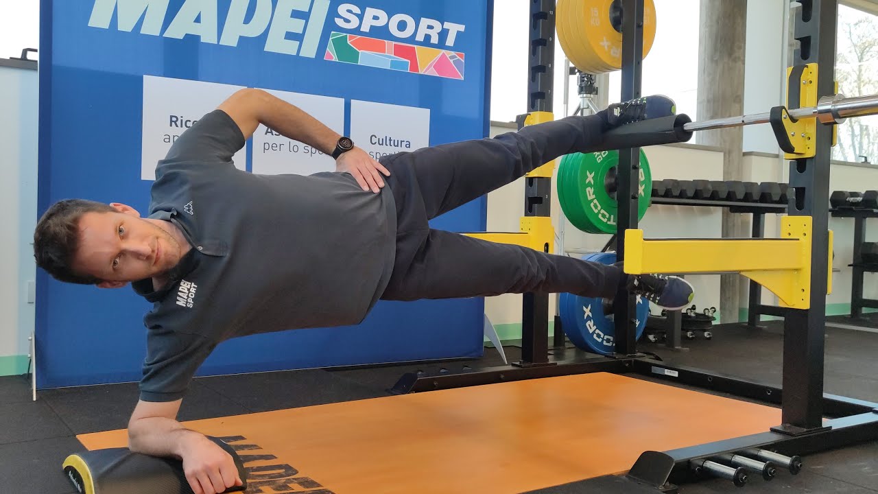 Rinforzare gli adduttori con il Copenhagen Adduction Exercise - YouTube
