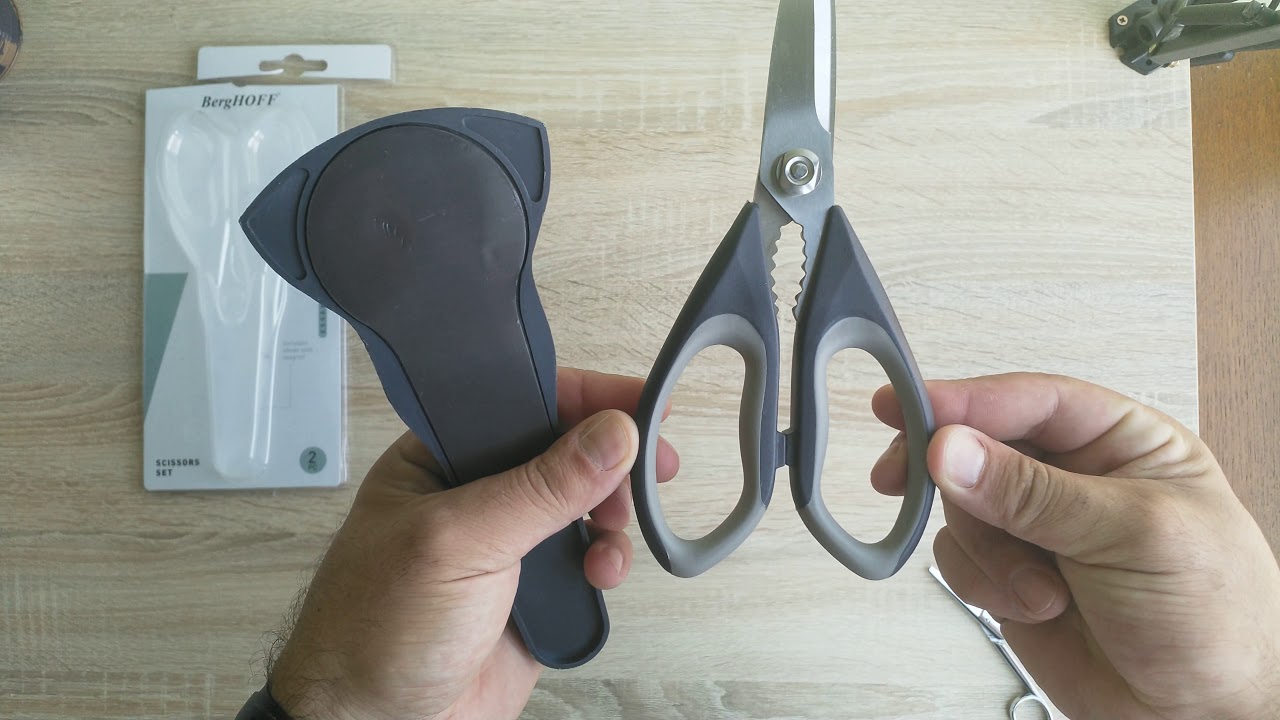 Ножницы кухонные распаковка БергХОФФ / Kitchen Scissors unpacking ...