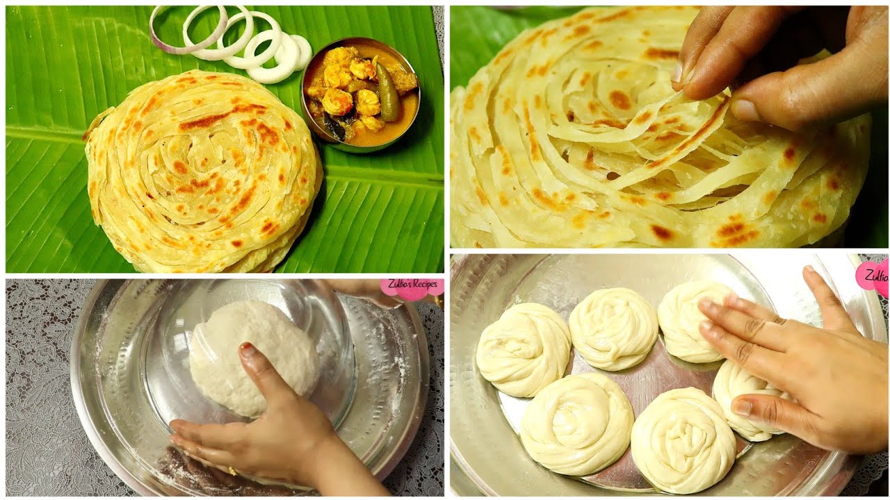 Soft layered Parotta Easy Steps/ Parotta Recipe / Ramadan 2020 / How to ...