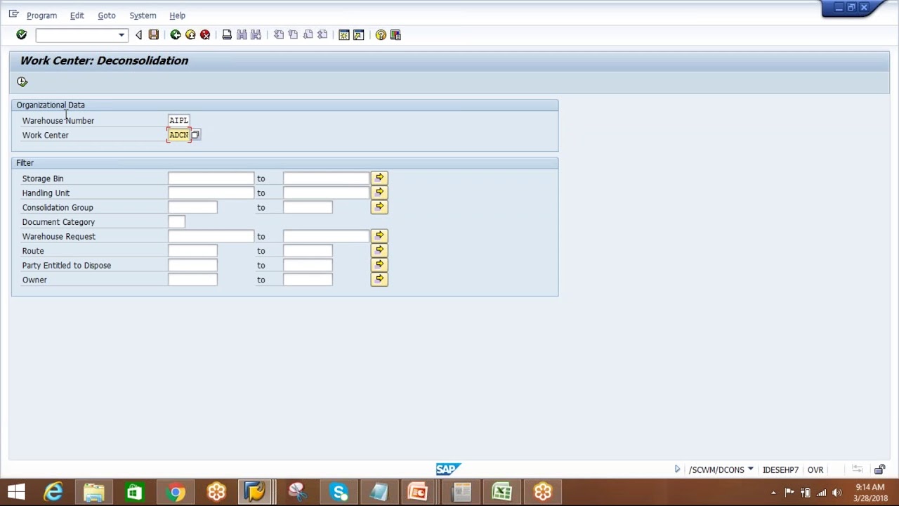 SAP EWM 39- SAP Extended Warehouse Management - YouTube