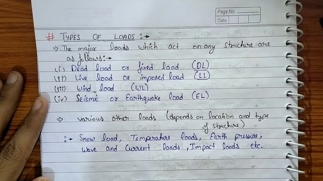 Type of loads | Important loads use in steel structure | wind,seismic ...