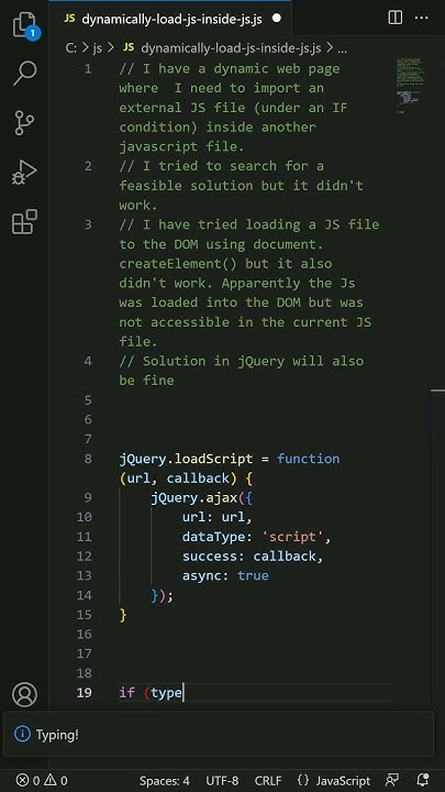 javascript - Dynamically load JS inside JS - YouTube