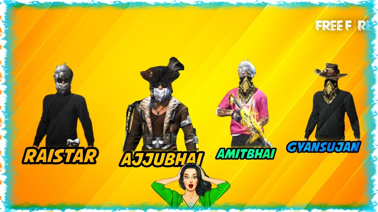 Raistar Killed Ajjubhai94 Full Squad. GARENA FREE FIRE - YouTube
