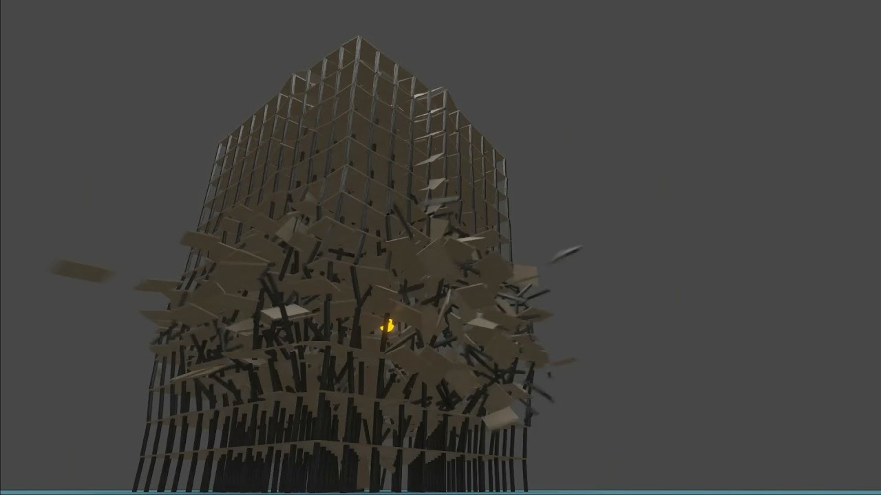 Blender Animation: Falling Building - YouTube