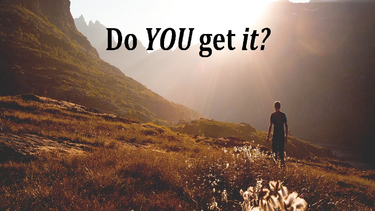 Do YOU Get It? - YouTube