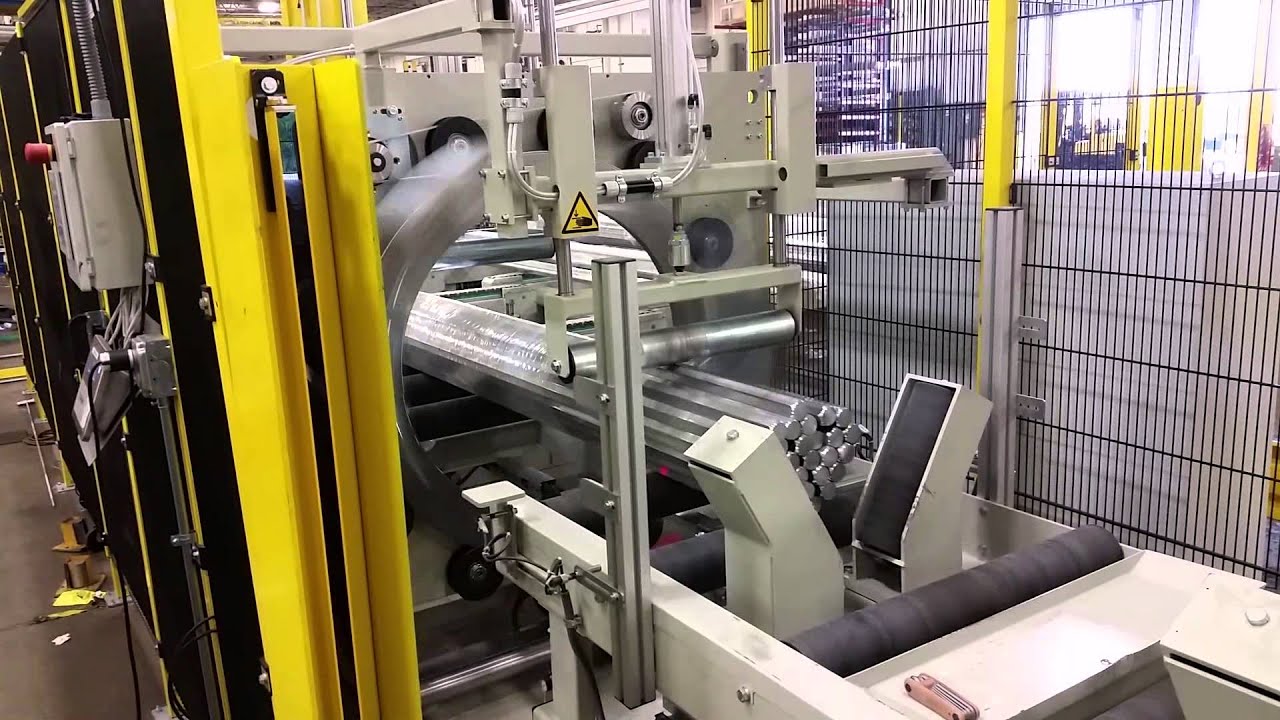 Bohl Meister 800 - ThyssenKrupp Metal Rod Stretch Wrapper - YouTube
