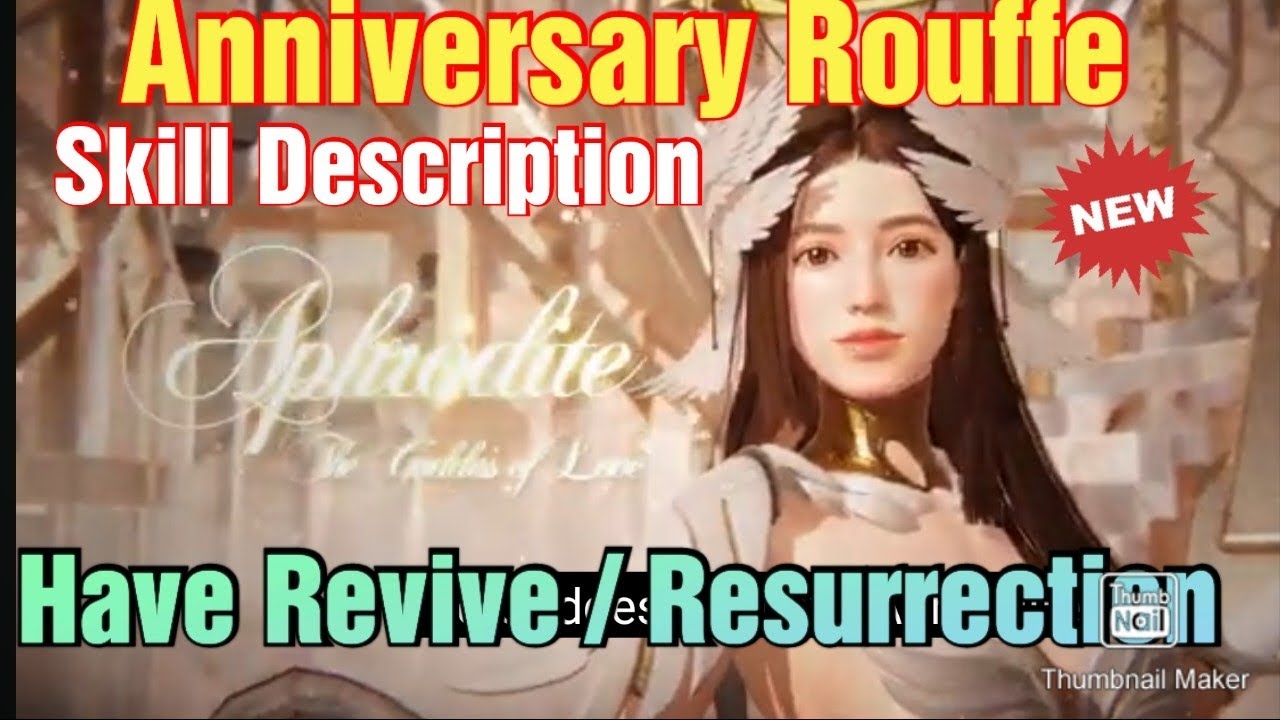 Rise Of Eros Anniversary Rouffe Spotlight Skill Description 100% Legit ...