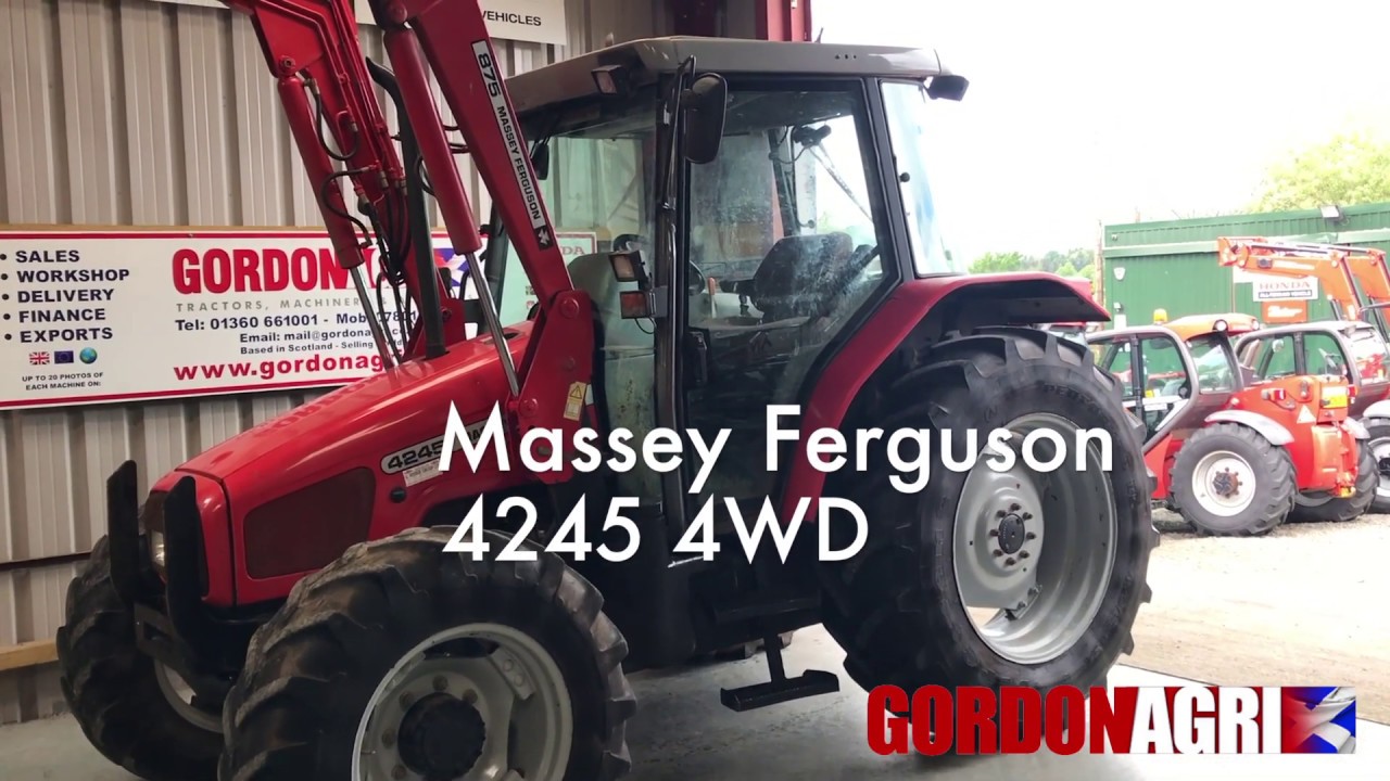 Massey Ferguson 4245 4WD - YouTube