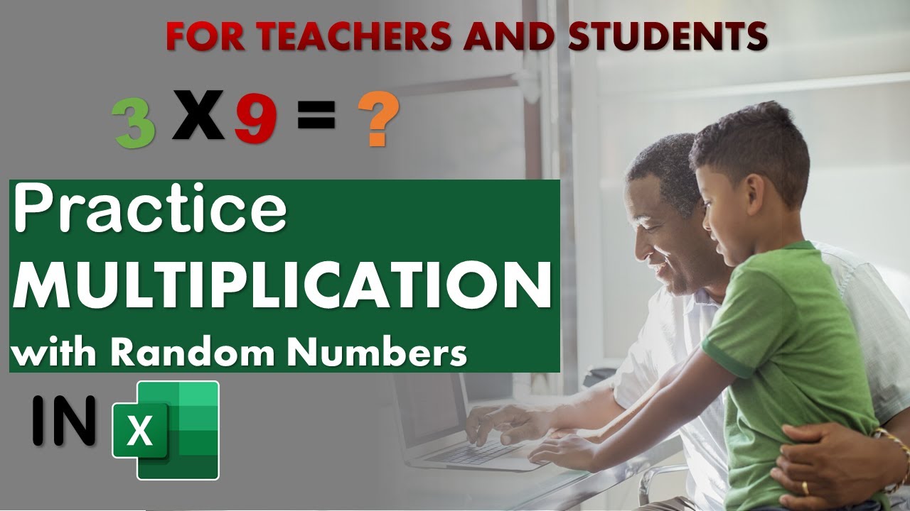 Multiplication using Random Numbers in Excel using Randbetween - YouTube