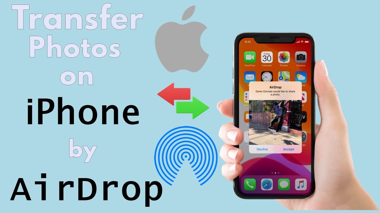 How to Share Files From iPhone (Use AirDrop to Transfer Photos From ...