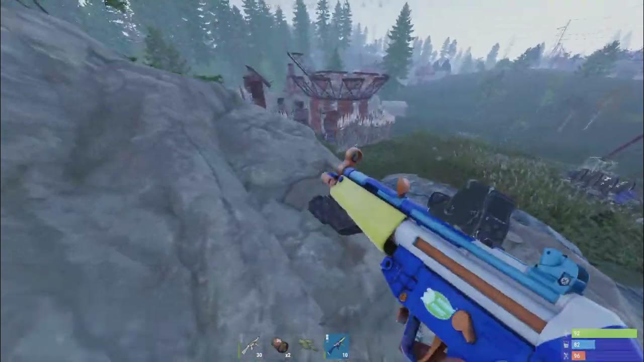 Rust Console - My best snowball from countering a raid - YouTube