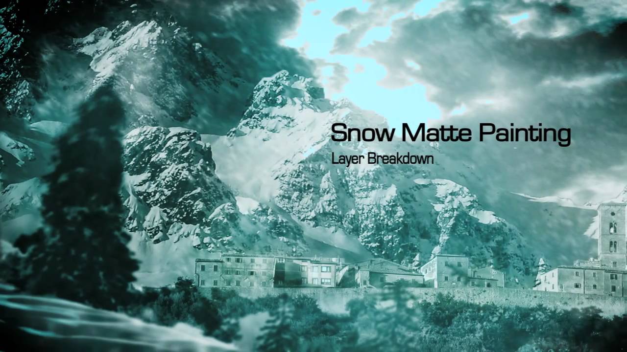 Snow Matte Painting // Layer Breakdown - YouTube