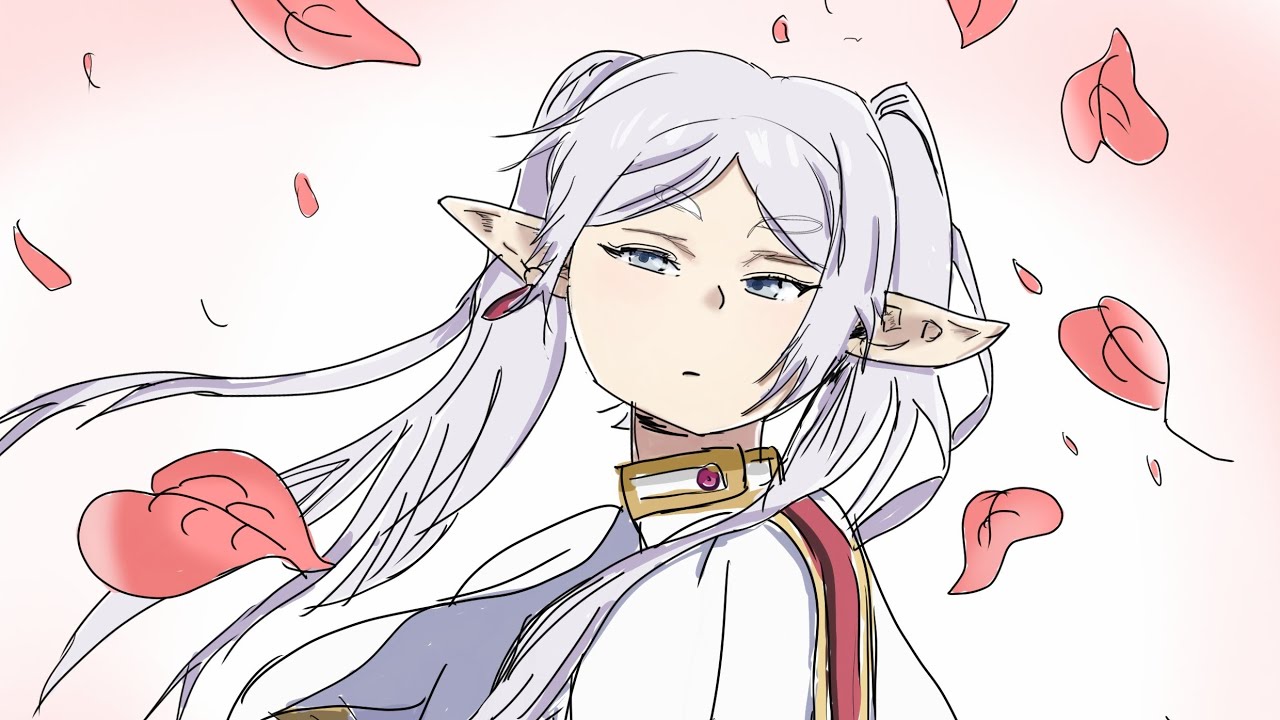 Frieren Drawing Timelapse - YouTube