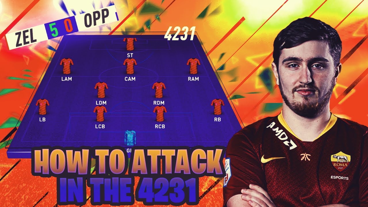 FIFA 20 HOW TO ATTACK WITH THE 4231! BEST 4231 TACTCS + INSTRUCTIONS ...