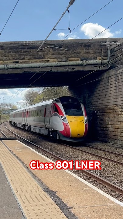 Class 801 LNER Passing Cramlington With A 3-Tone!!! #lner #class801 #train #tone #shorts - YouTube