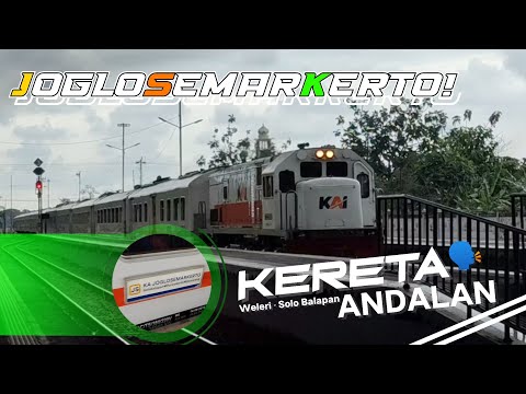 KERETA ANDALAN!? | Trip Mudik Kereta Joglosemarkerto dari Weleri Ke Solo New Generation