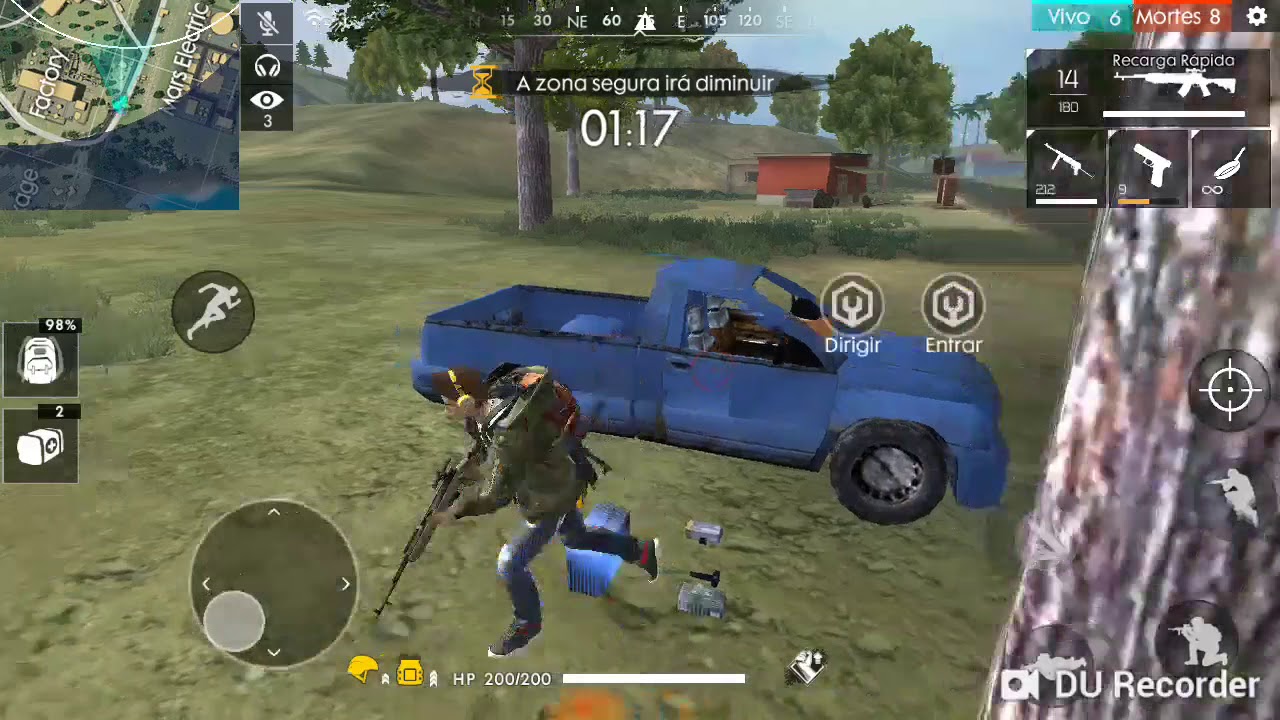 JOGANDO FREE FIRE SOLO VS SQUAD - YouTube