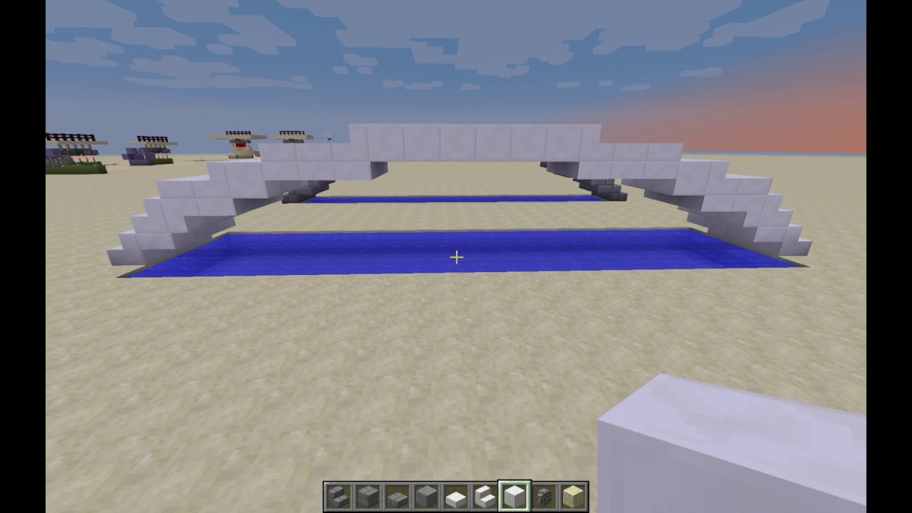 Minecraft: Smooth sloping bridges and grand arches - YouTube