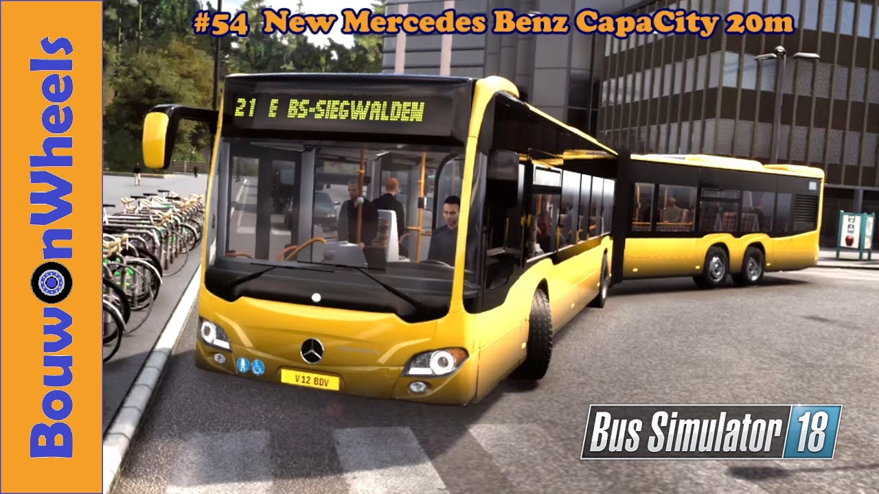 Bus Simulator 18 || Gameplay | #54 New Mercedes Benz CapaCity 20m - YouTube