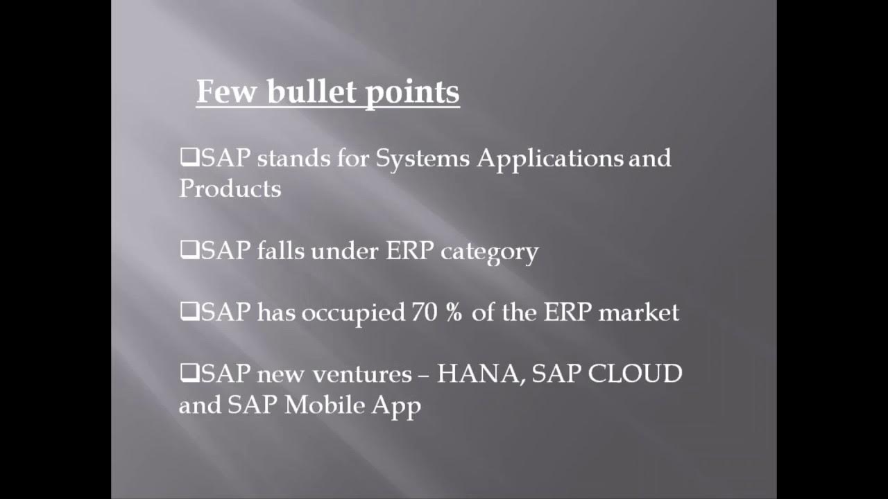 SAP Security Demo - YouTube