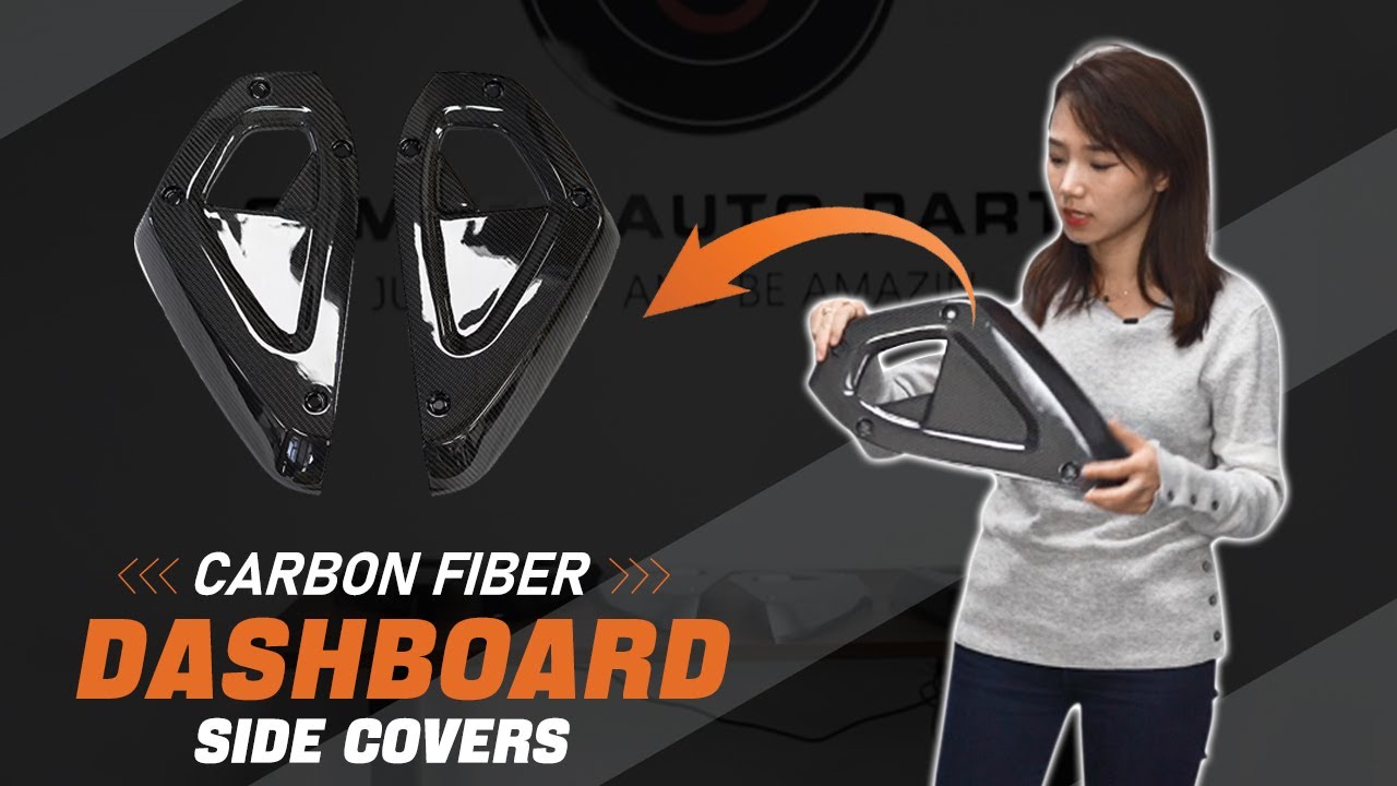 Summer Auto Parts | Carbon Fiber Material Dashboard Side Covers for ...