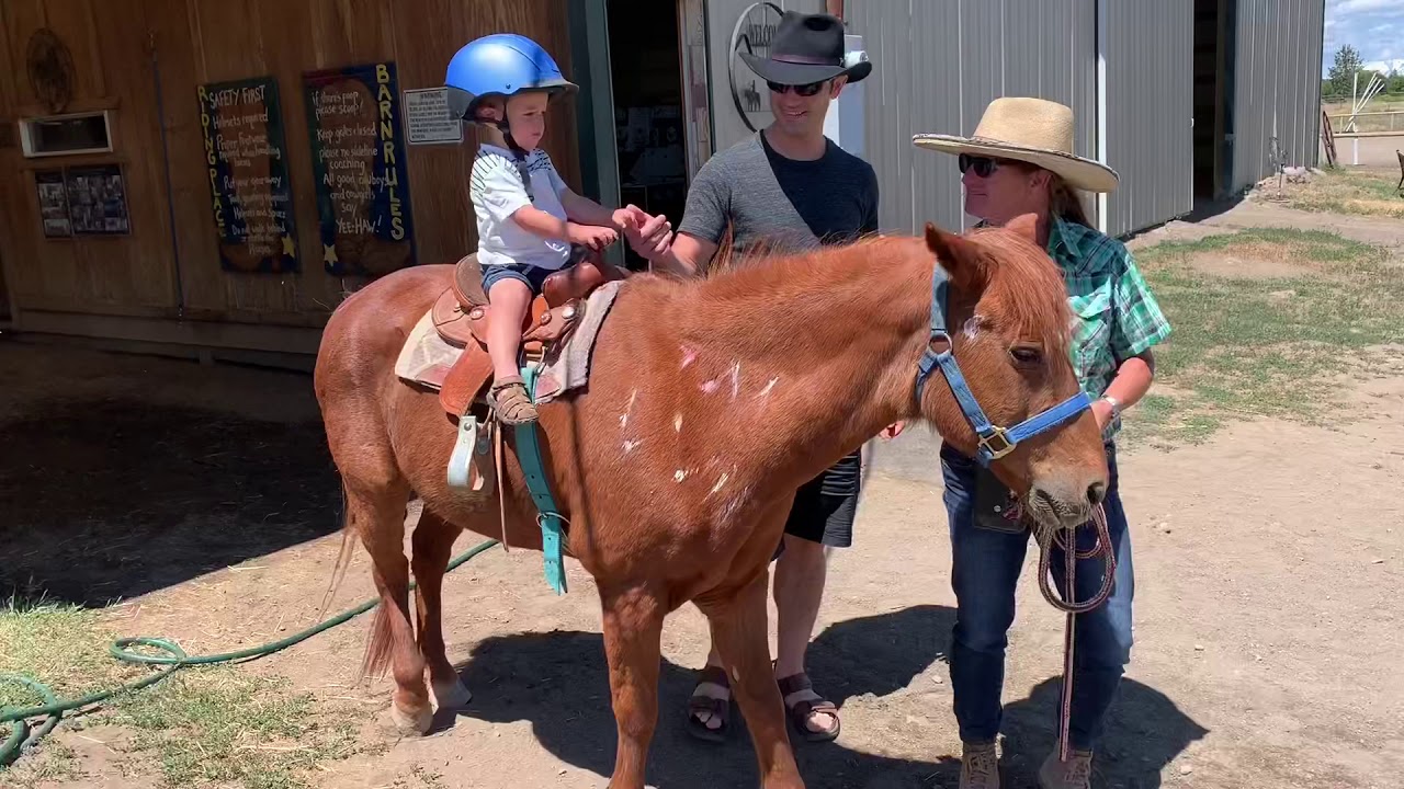 First Pony Ride | June 2019 - YouTube