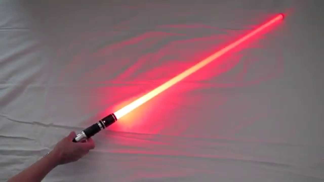 Force Relics Dark Side custom stunt saber - YouTube
