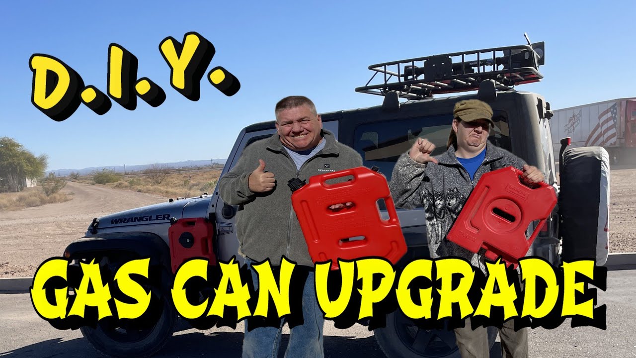 DIY Jeep Gas Can Upgrade: Installing Durable Stirlingear Fuel Cans for ...