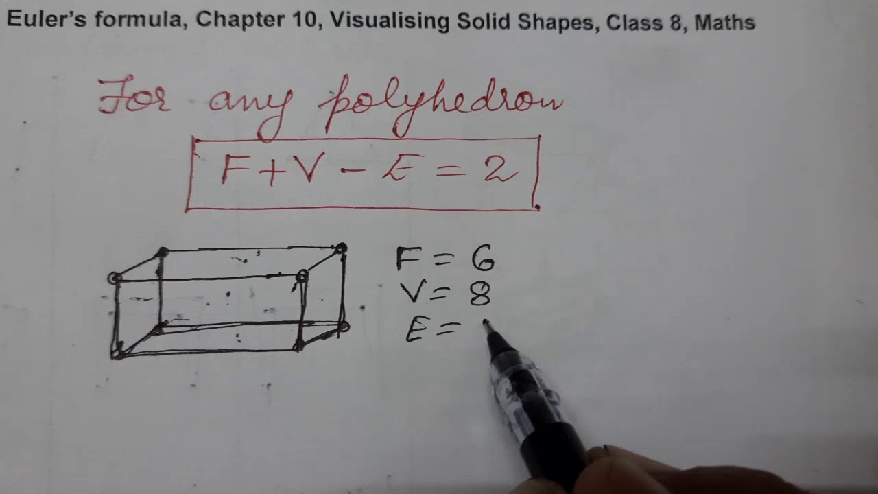 Euler s Formula Chapter 10 Visualising Solid Shapes Class 8 Maths euler-s-formula-chapter-10-visualising-solid-shapes-class-8-maths
