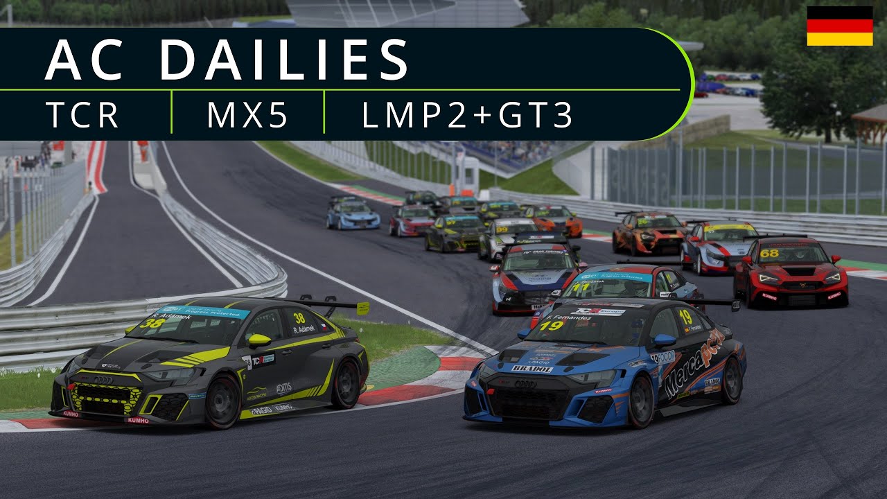 [DEU] AC Dailies S18 W1: 1. TCR Red Bull Ring | 2. MX5 Red Bull Ring ...